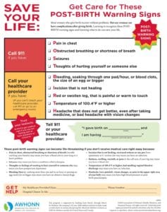 Learn These Post-Birth Warning Signs - Health 4 Mom